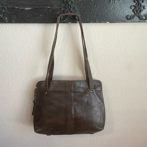 SAS | Bags | Vintage 97s Boho Sas Leather Satchel Handbag Brown | Poshmark
